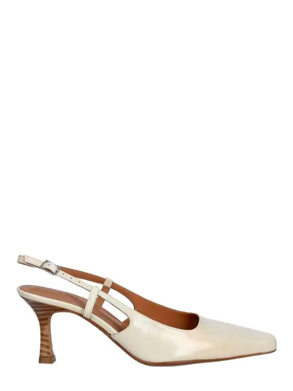 BILLI BI Slingback Heeled Pumps - Neutrals
