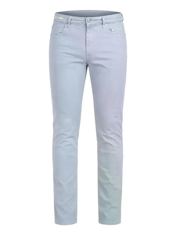 SIVIGLIA Slim-fit Gabardine Chinos Trousers - Blue
