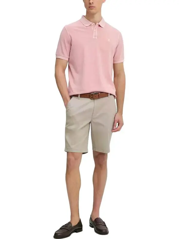 Marc O'polo Logo-embroidered Piqué Polo Shirt - Pink