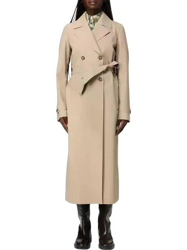 Max Mara Double-breasted Belted Trench Coat - Neutrals