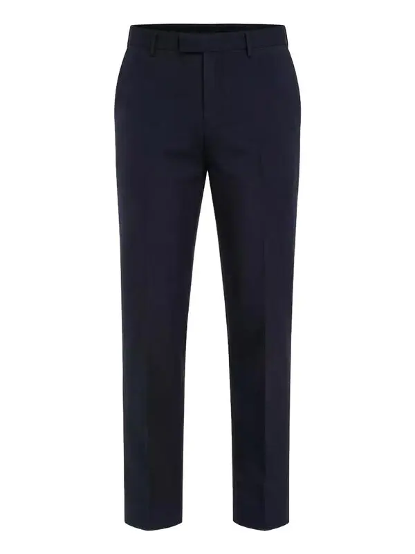PT TORINO Pressed Crease Tailored Trousers - Blue