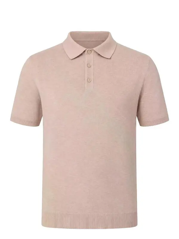 BLAUER. Short-sleeved Polo Shirt - Neutrals