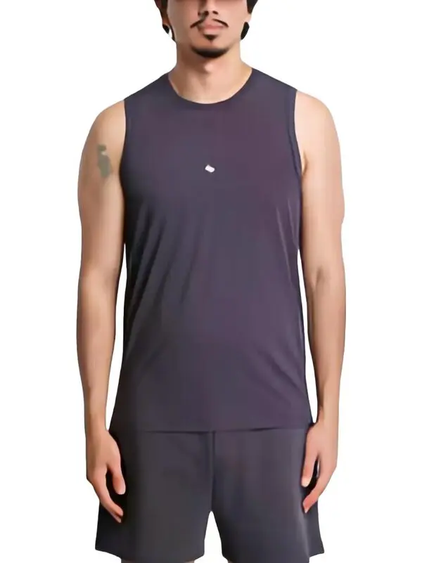 REPRESENT 247 Logo-print Vest - Grey