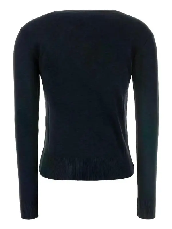 A.p.c. Cora Logo-embroidered Cardigan - Blue