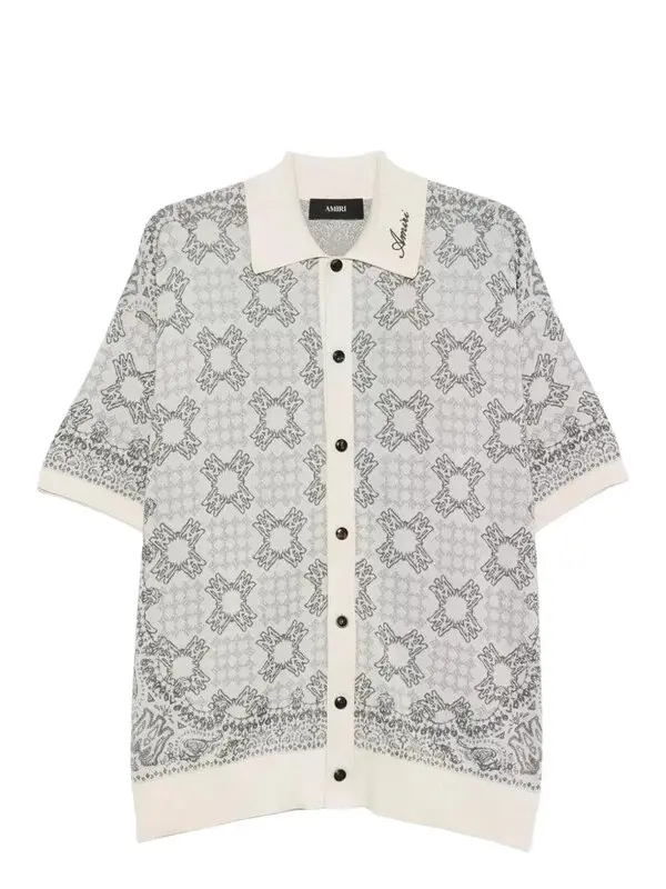 Amiri Ma Quad Check Short-sleeve Shirt - Neutrals