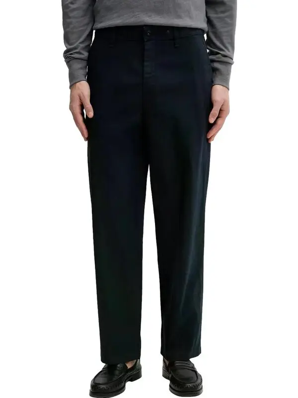 Rag & Bone Logo-embroidered Chino Pants - Blue
