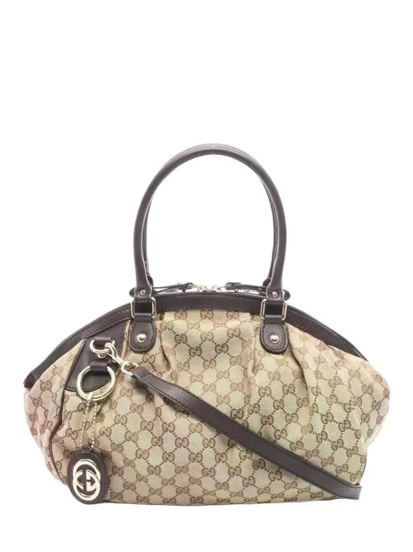 Gucci Sukey Gg Canvas Tote Bag - Neutrals