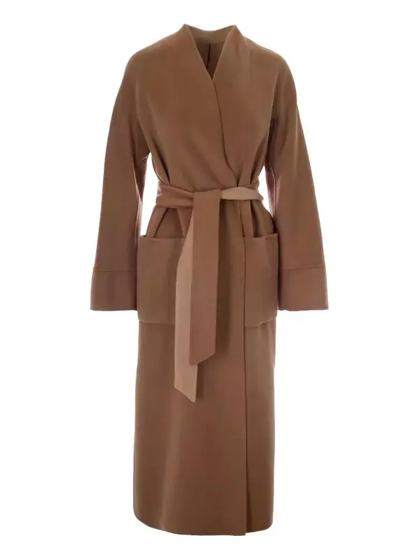 Max Mara Belted Coat - Brown