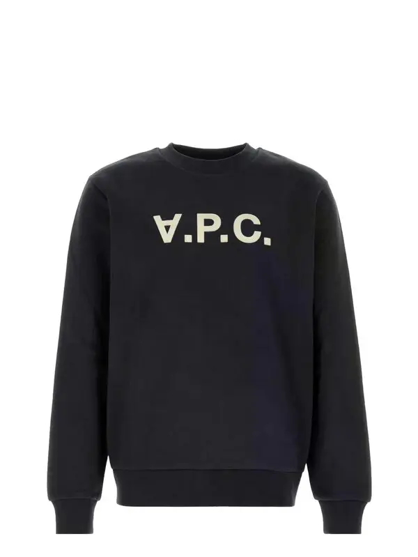 A.p.c. Logo-print Sweatshirt - Black