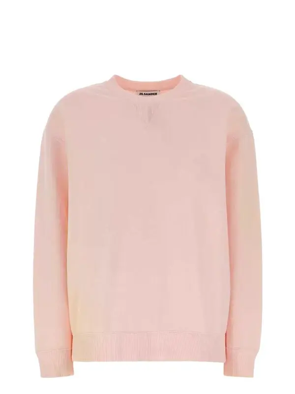 JIL SANDER Crew Neck Sweatshirt - Pink