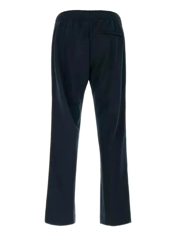 Casablanca Laurel Logo-patch Side-stripe Track Pants - Blue