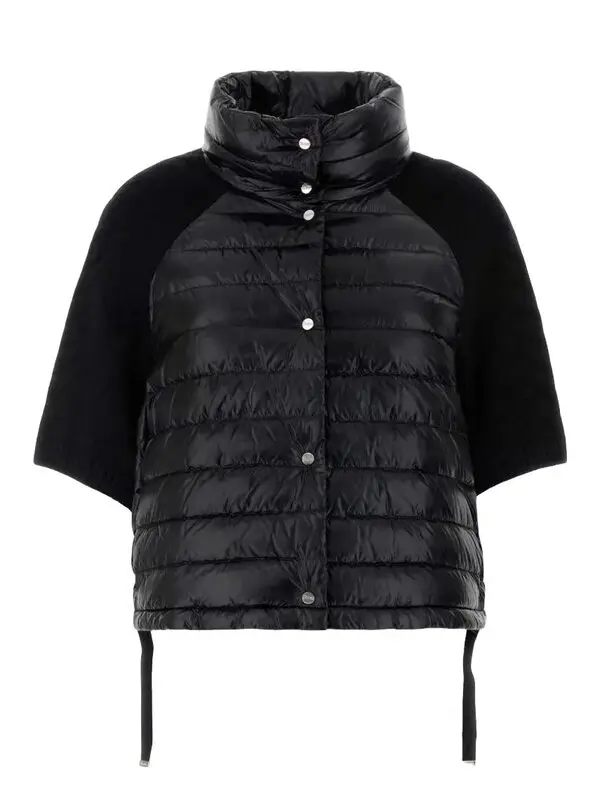 Herno Quilted Short-sleeve Jacket - Black