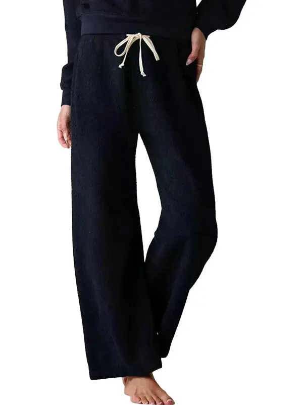 THE LADY AND THE SAILOR Wide-leg Drawstring Pants - Blue