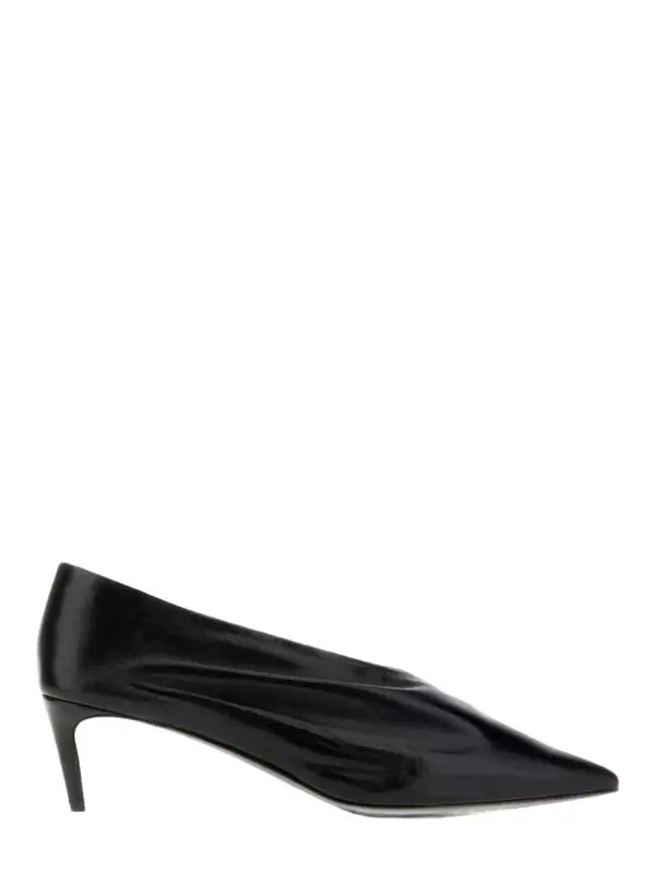 Khaite Miriam Ruched Pumps - Black