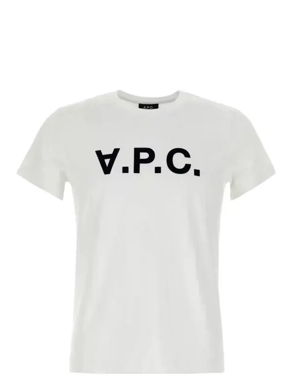 A.p.c. Logo Print T-shirt - White