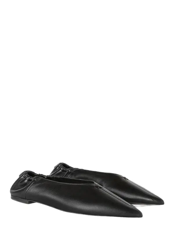 RETORI Retrofoldable Leather Ballet Flats - Black