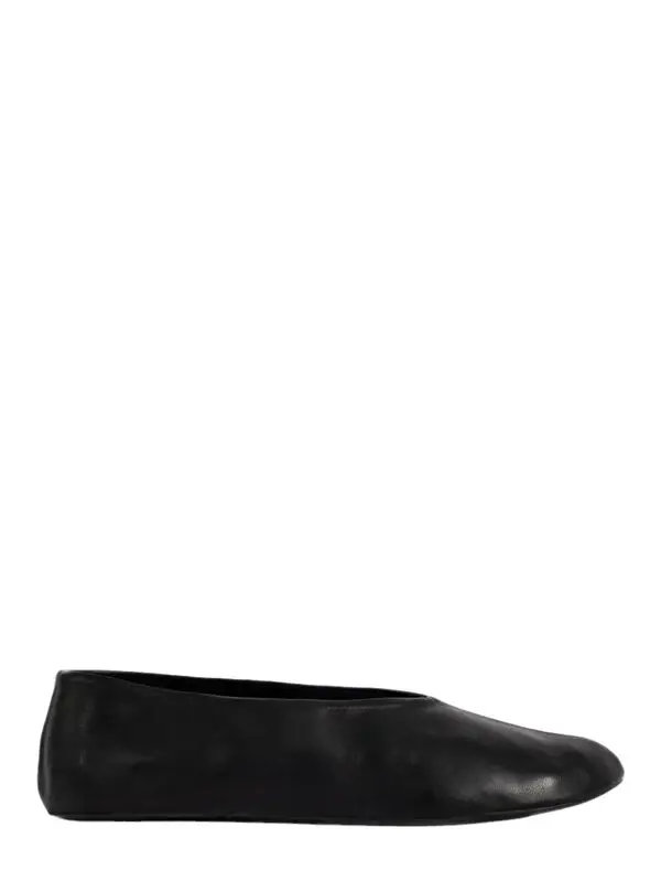 THE ROW Stella Slippers - Black