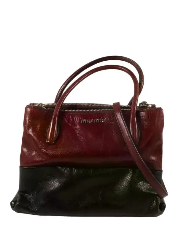 Miu Miu Two-way Tote Bag - Red