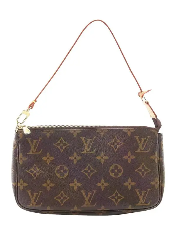 LOUIS VUITTON Monogram Pochette Accessoires Shoulder Bag - Brown