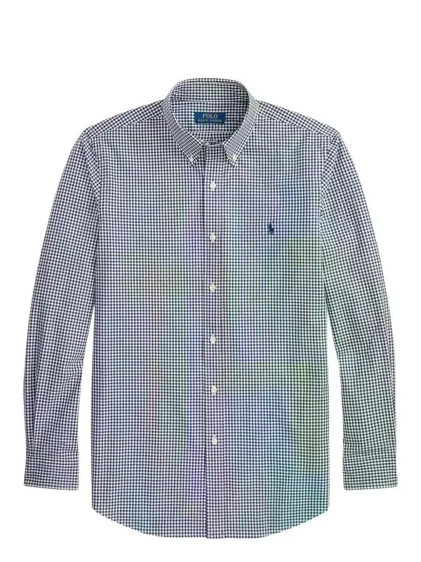 Polo Ralph Lauren Gingham-check Button-down Shirt - Blue