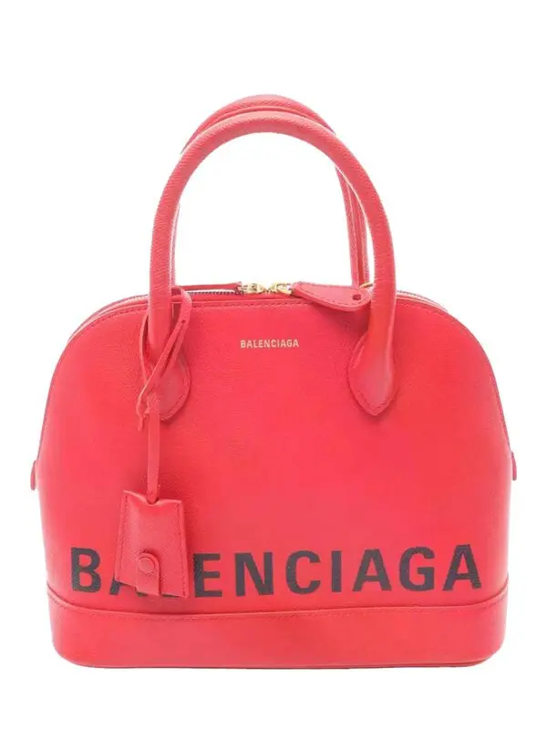 Balenciaga Ville S Top Handle Satchel - Red