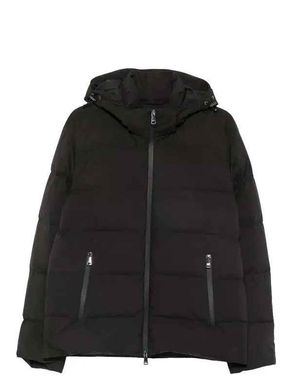 Paul & Shark Hooded Padded Jacket - Black