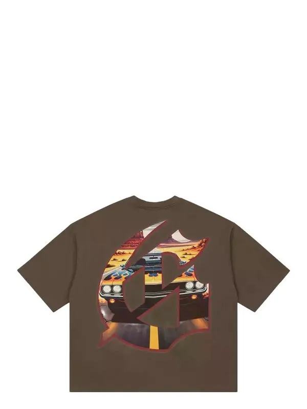 GODSPEED On The Run Ii Graphic-print T-shirt - Brown