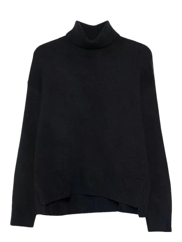 Peserico Embellished Turtleneck Sweater - Blue