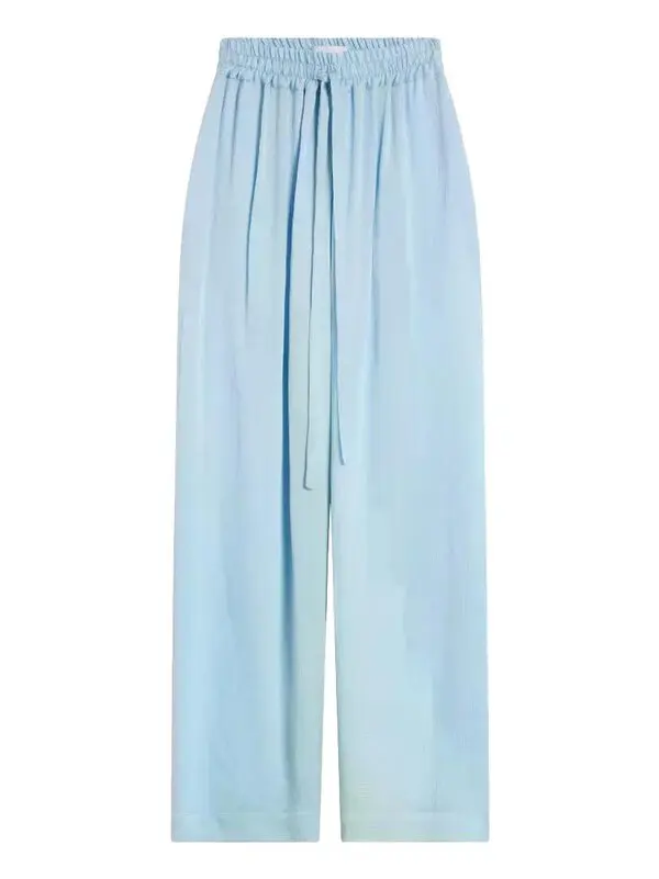 Bondi Born Ardea Hammered Satin Trousers - Blue