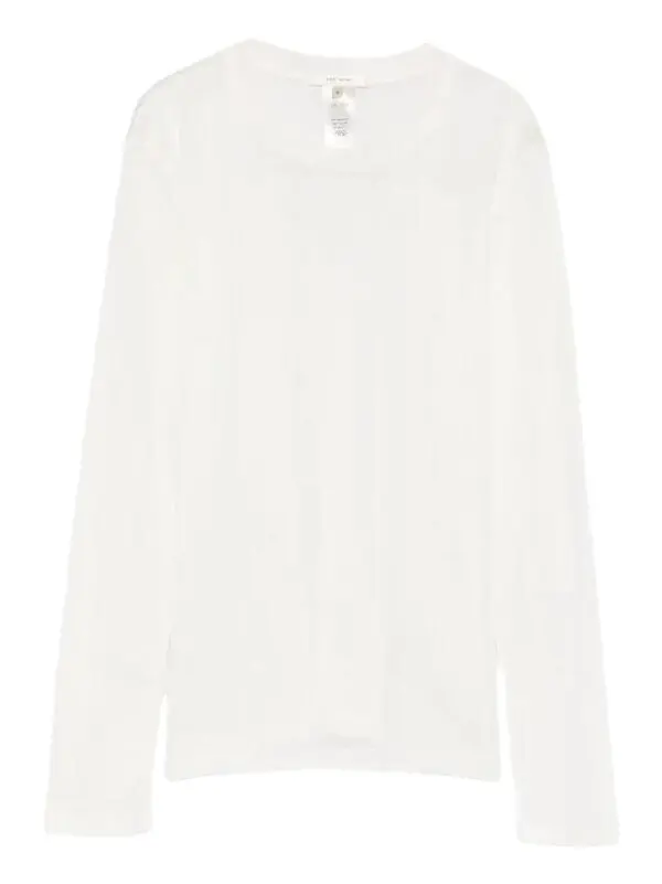 THE ROW Dantea Long Sleeve Crewneck T-shirt - Neutrals