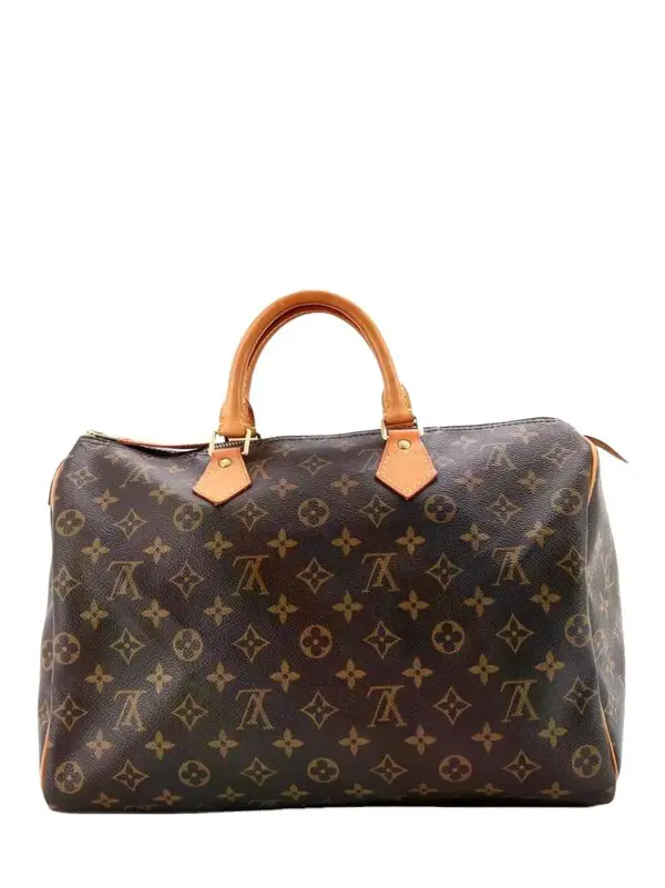 LOUIS VUITTON Speedy Satchel Monogram Canvas 35 - Brown