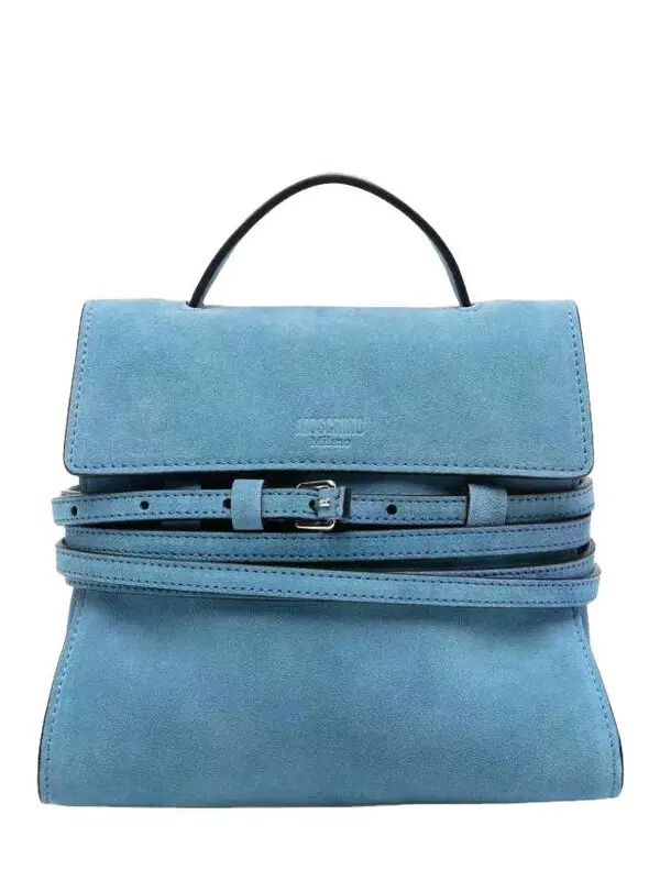 Moschino Buckle-detail Tote Bag - Blue