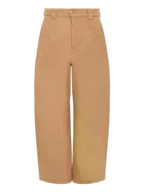 Chloé High-waisted Wide-leg Trousers - Pink