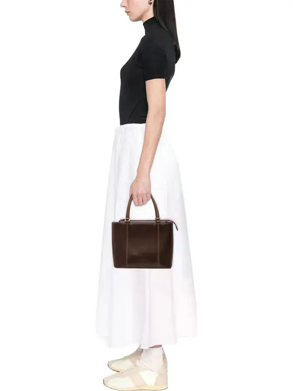 Burberry Leather Handbag - Brown