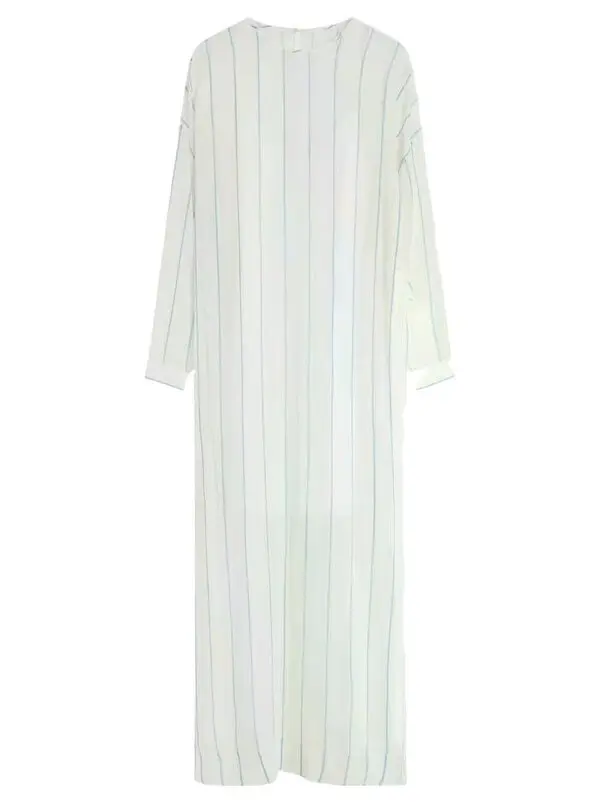 Bondi Born Capri Striped Tunic Maxi Dress - White