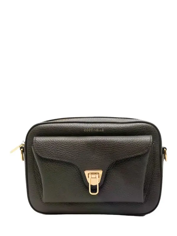 COCCINELLE Leather Crossbody Bag - Grey