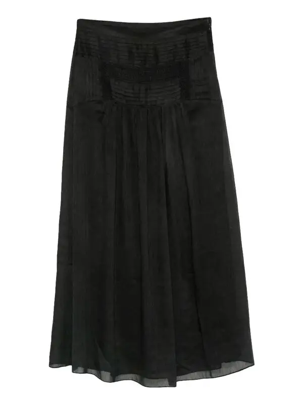 MARANT ETOILE Pylka Maxi Skirt - Black
