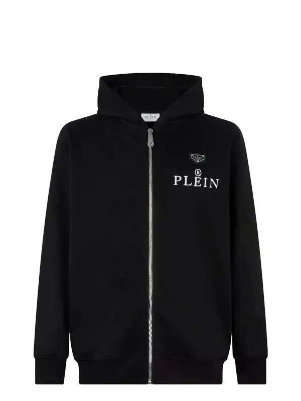 Philipp Plein Zip-up Hoodie - Black