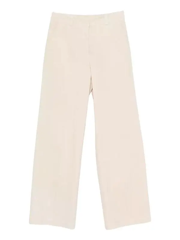 Peserico Concealed-fastening Wide-leg Trousers - Neutrals