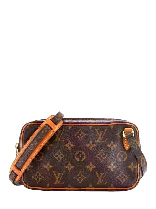 LOUIS VUITTON Monogram Canvas Pochette Marly Bandouliere Bag - Brown