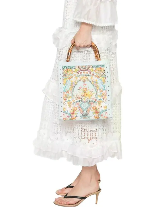Camilla North South Tote Bag - Blue