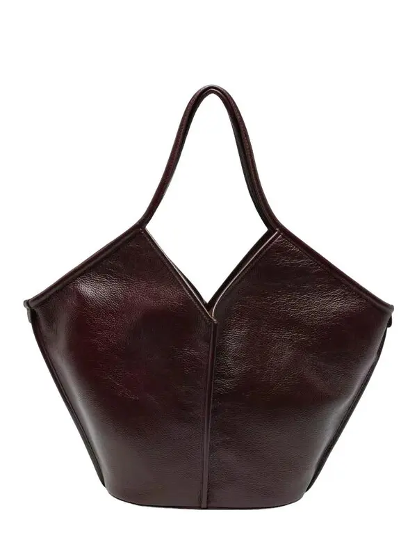 Hereu Calella Leather Tote Bag - Red