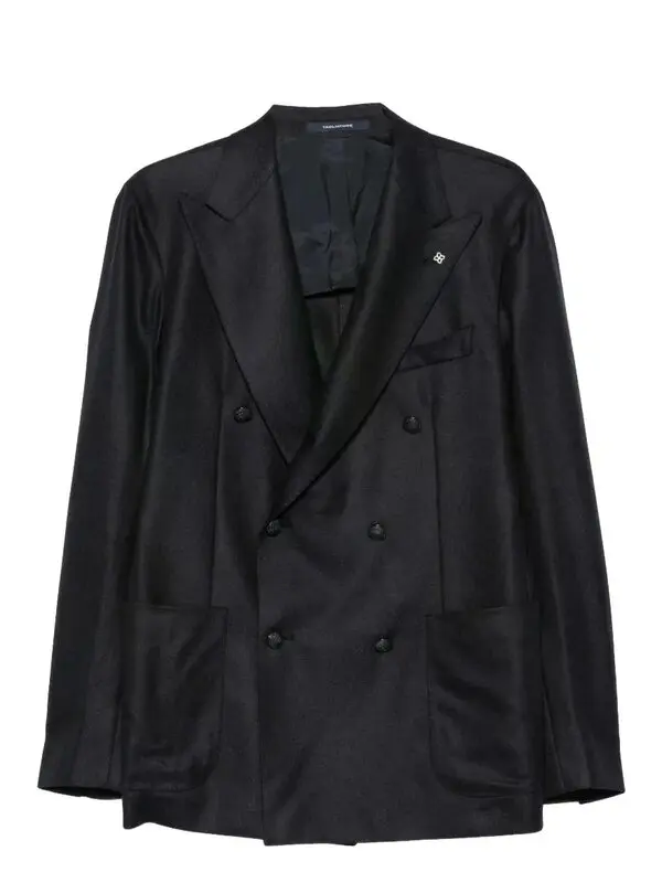 Tagliatore Double-breasted Buttoned Blazer - Blue