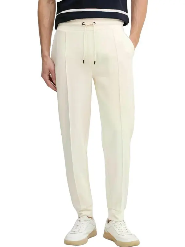 Gant Drawstring Pintuck Track Pants - Neutrals