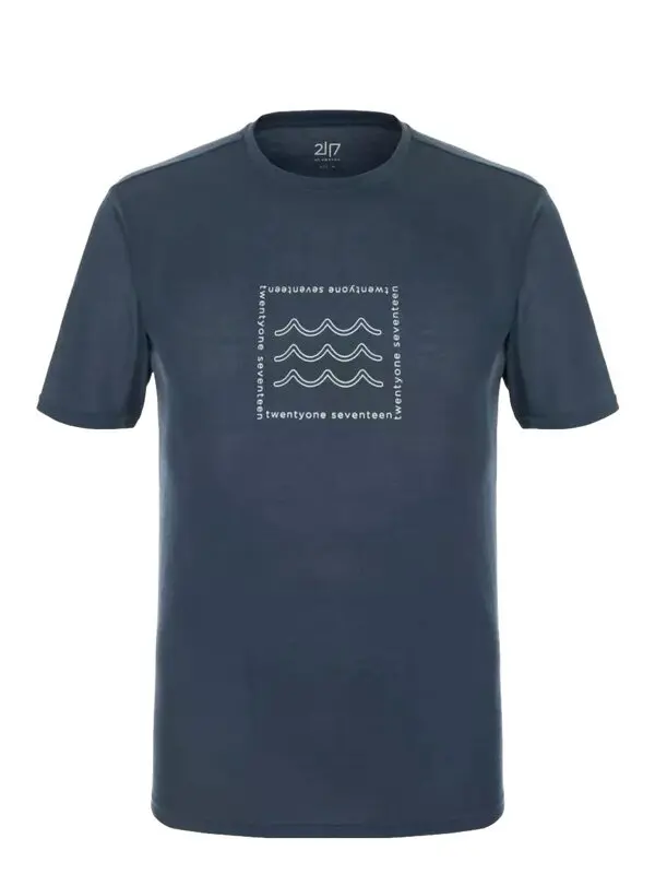 2117 OF SWEDEN Tista Graphic-print Crew-neck T-shirt - Blue