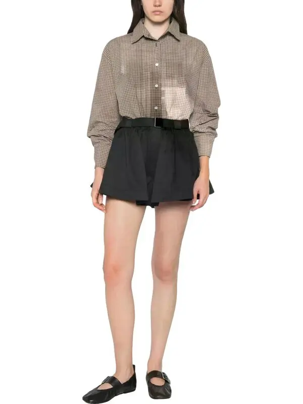 Sea Angelina Belted Shorts - Black