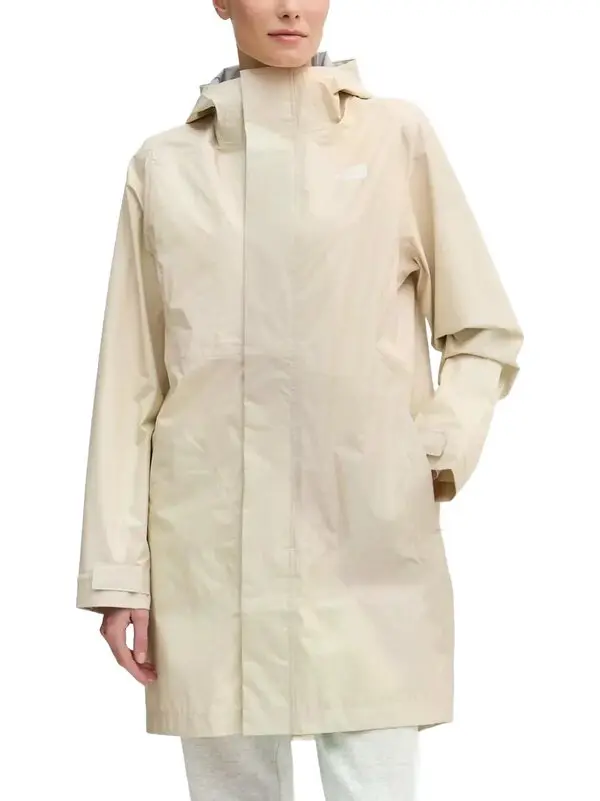The North Face Waterproof Packable Hooded Parka Coat - Neutrals