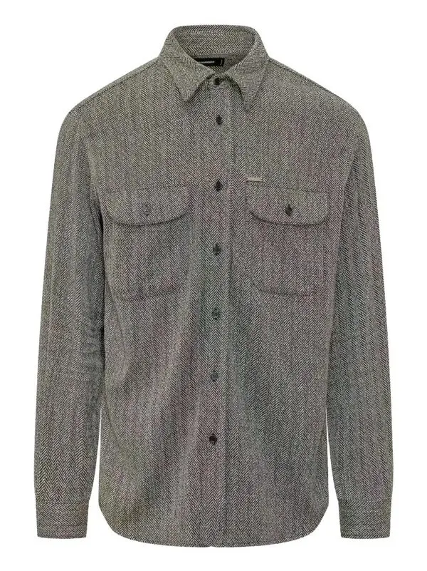 Dsquared2 Canadian Shirt - Black