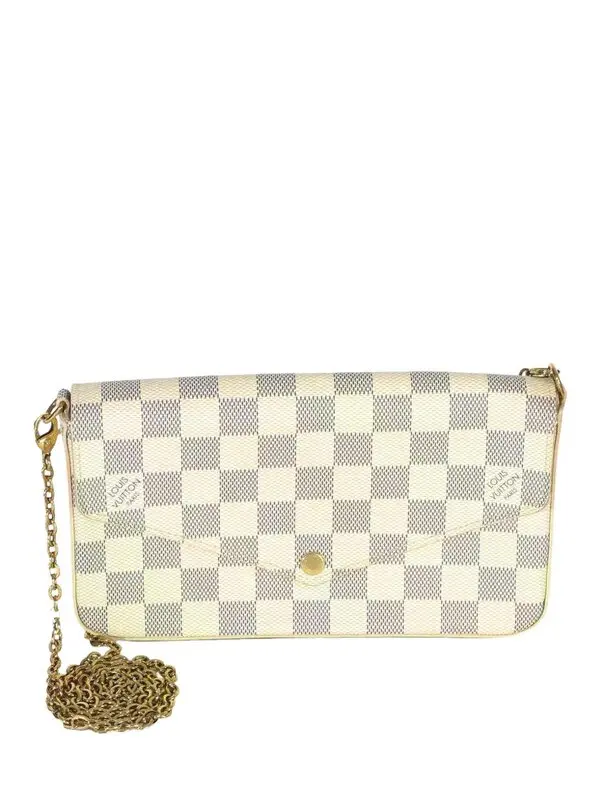 LOUIS VUITTON Felicie Damier Azur Bag - Neutrals