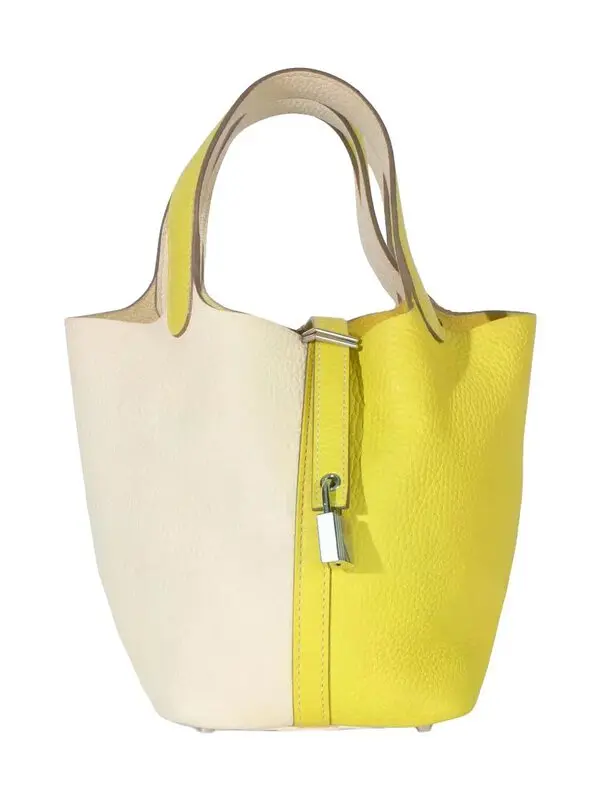 Hermès 2020 18 Clemence Picotin Lock Tote Bag - Neutrals